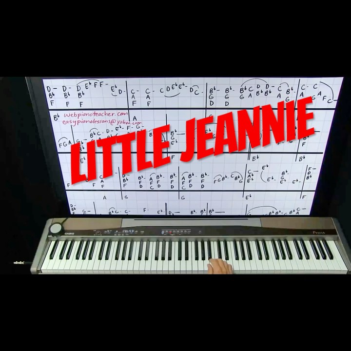 Learn To Play Piano | Little Jeanie | Accurate Lesson #piano # ...