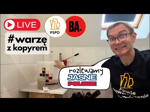 Rozlewamy Jasne Polskie jak kiedyś z zestawu Browamator.pl #warzęzkopyrem