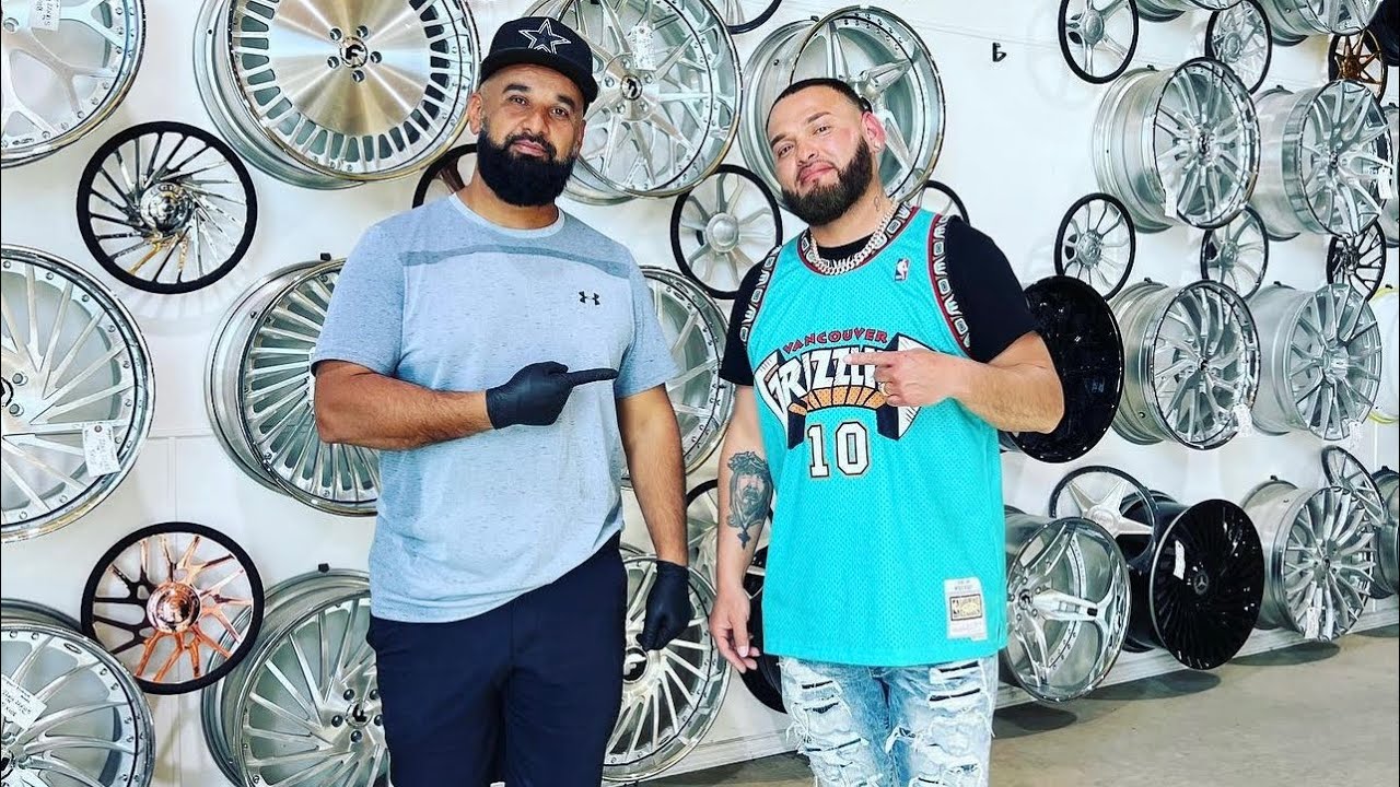 WENT TO OMARS WHEELS FOR A NEW SET OF WHEELS FOR THE GIVEAWAY BOX CHEVY ...