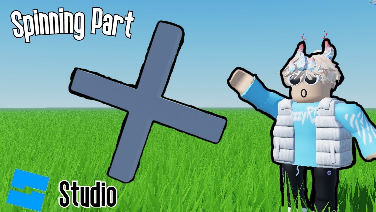 How to make a spinning part in roblox studio! (EASY) - YouTube
