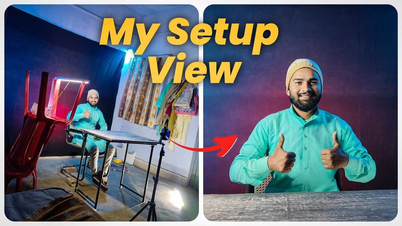 How to Shoot My YouTube Videos // My Setup Tour / Studio Setup / Setup ...