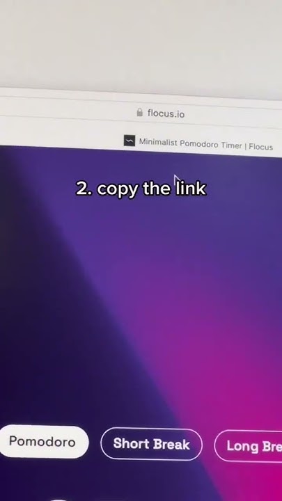 Add aesthetic pomodoro timer to Notion #notion #notionsetup #productivity #pomodoro #aesthetic ...