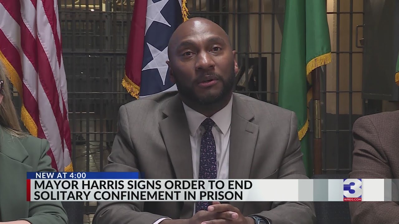 Mayor Lee Harris signs executive order to end solitary confinement in ...