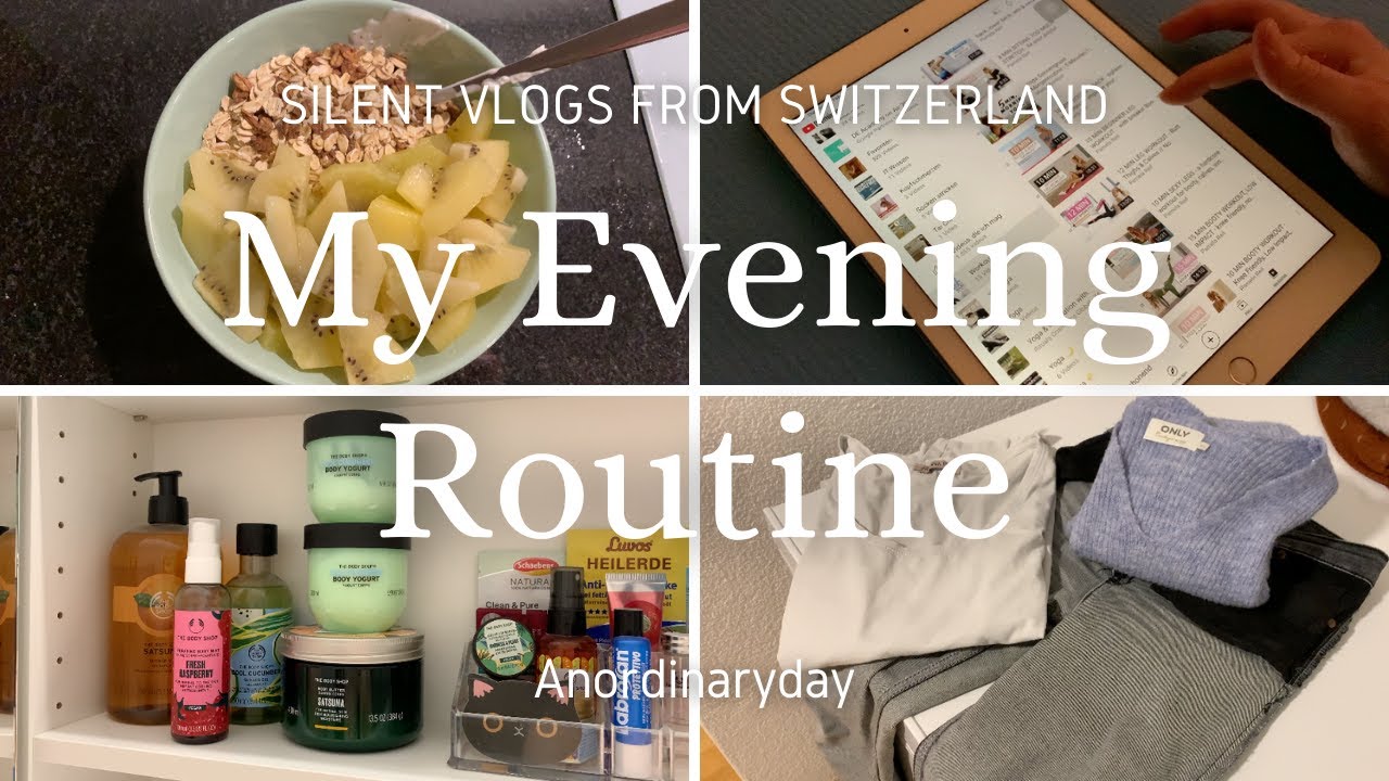 MY DAILY EVENING ROUTINE | How to create a cosy but also productive ...