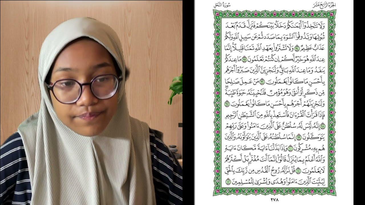 Ngaji Dengan Wan - Aisyah ms 278 An-Nahl 94 - 102 سورة النحل - YouTube