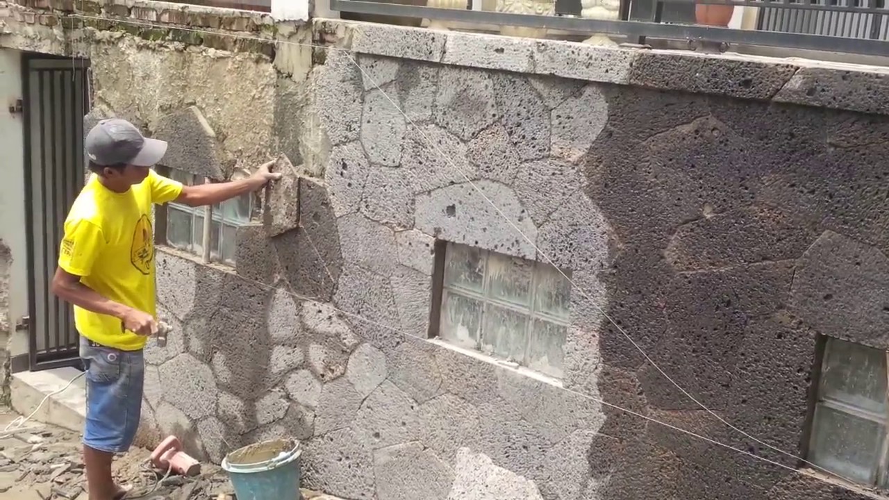 Pemasangan Batu Curi Rata Mesin - YouTube