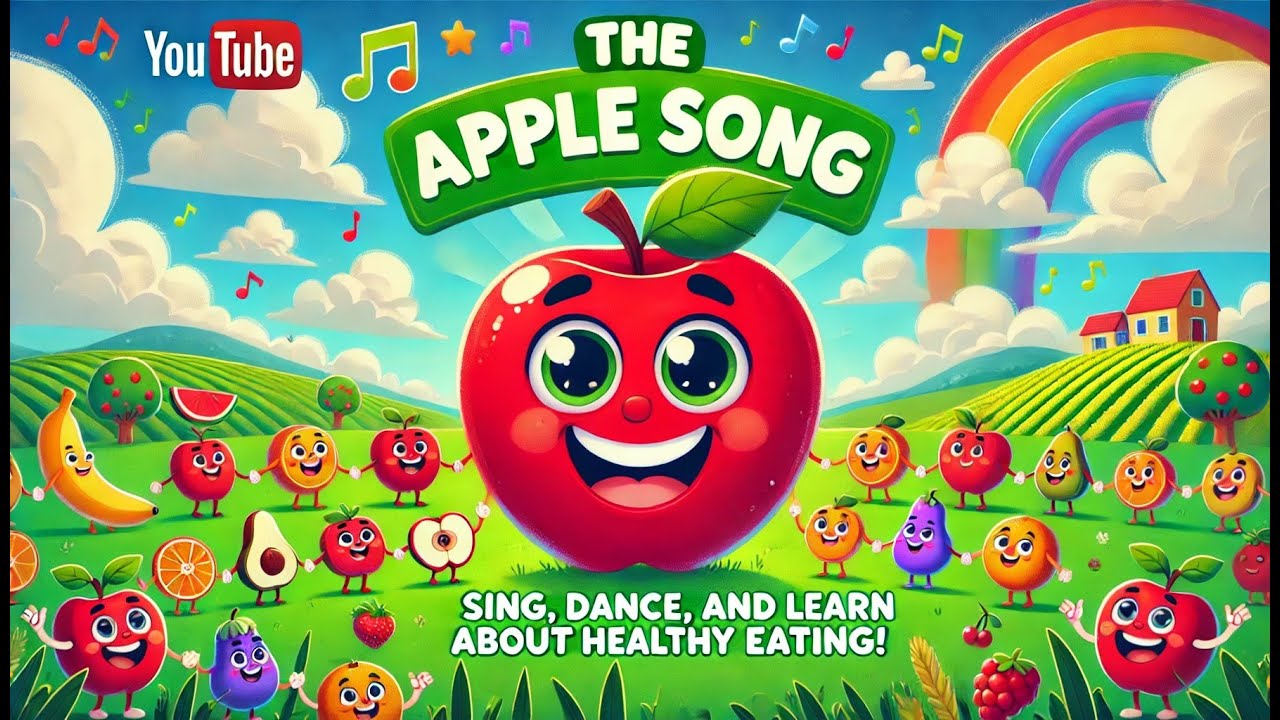 The Apple Song 🍎 | Fun Kids Song About Apples & Healthy Eating! - YouTube