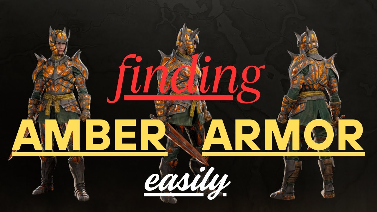 Where to find Amber armor in Oblivion remastered - YouTube