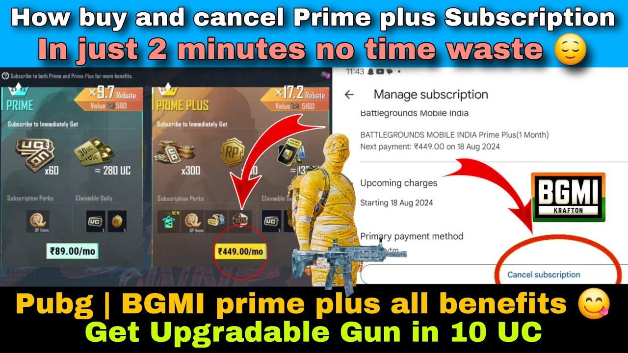 Prime plus Subscription and cancelation process in 2 minutes | How to ...