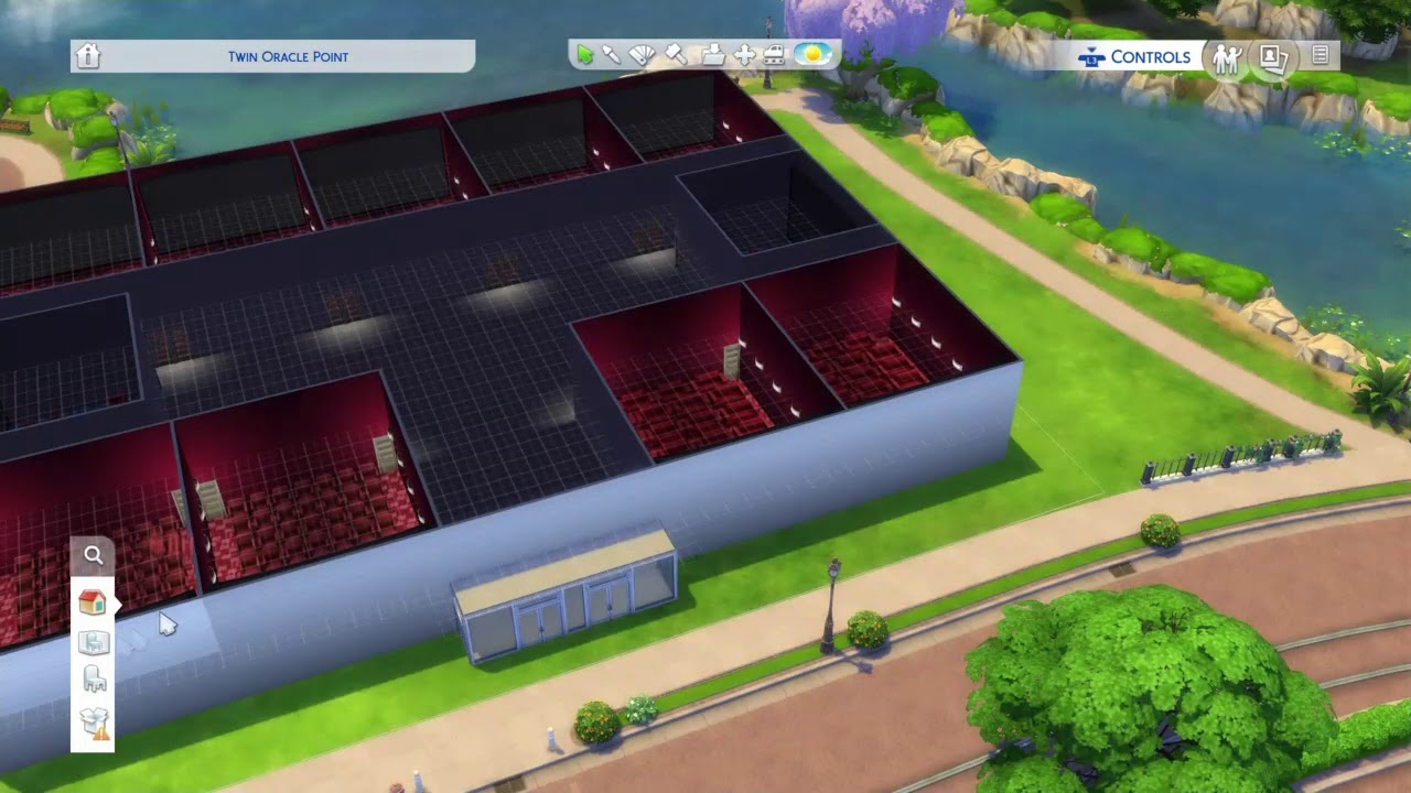 Movie Theater Speed Build - The Sims 4 - YouTube