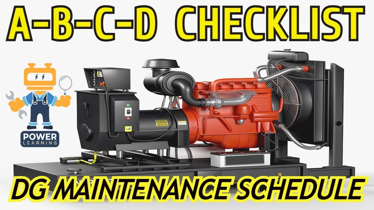 maintenance Diesel Generator Maintenace And A B D CHECK LIST maintenance-diesel-generator-maintenace-and-a-b-d-check-list