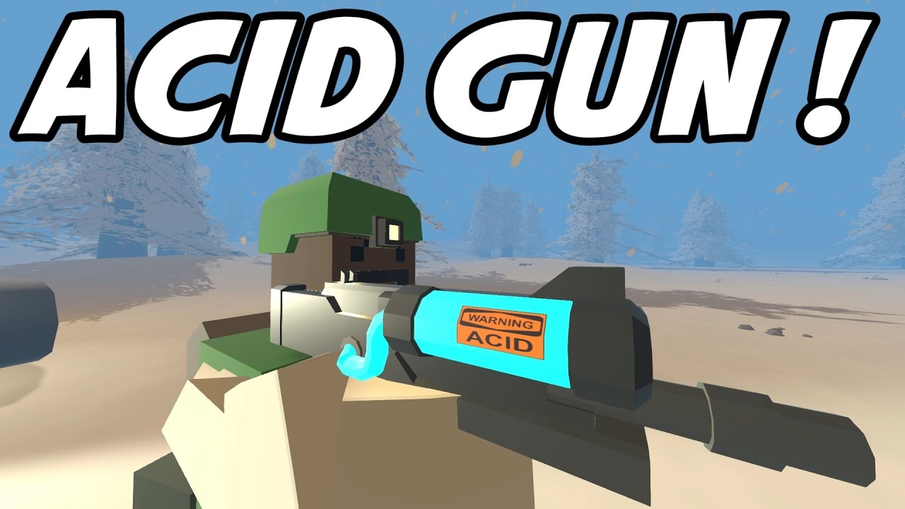 Unturned - Acid Gun and Flare Gun! (Unturned Mods) - YouTube