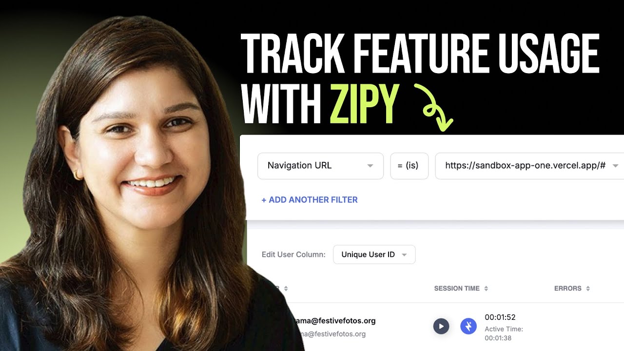 New Feature Launch? Track User Adoption with Zipy's Session Replay - YouTube
