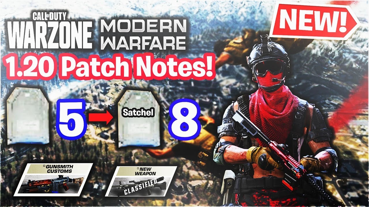 MODERN WARFARE UPDATE 1.20 PATCH NOTES! WARZONE ARMOR BUFF ARMOR ...