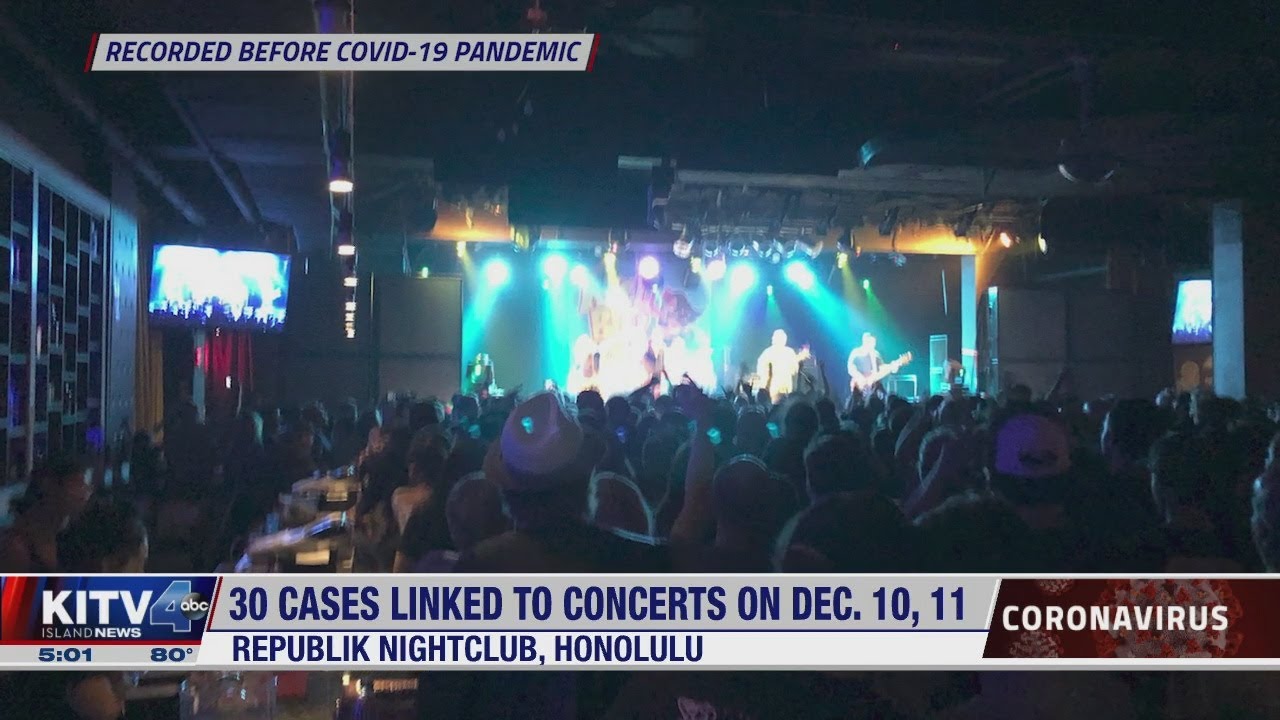 30 COVID cases linked to concert at Honolulu’s The Republik nightclub ...