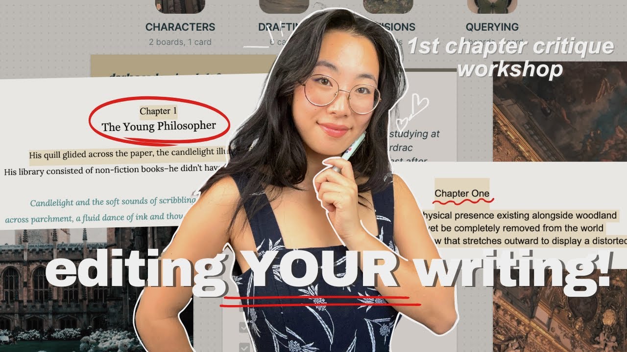 ️ editing my subscribers’ first chapters - YouTube