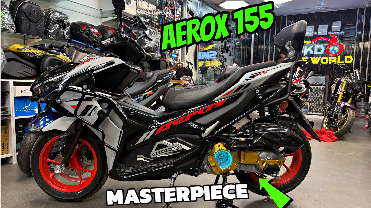 Aerox 155 Fully Loaded Modified | Aerox Modifications | Aerox Rgb clear ...