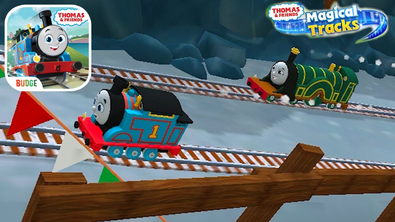 Thomas & Friends Magical Tracks 🌋🚂 #50 Emily VS Thomas Fast Races Lava ...