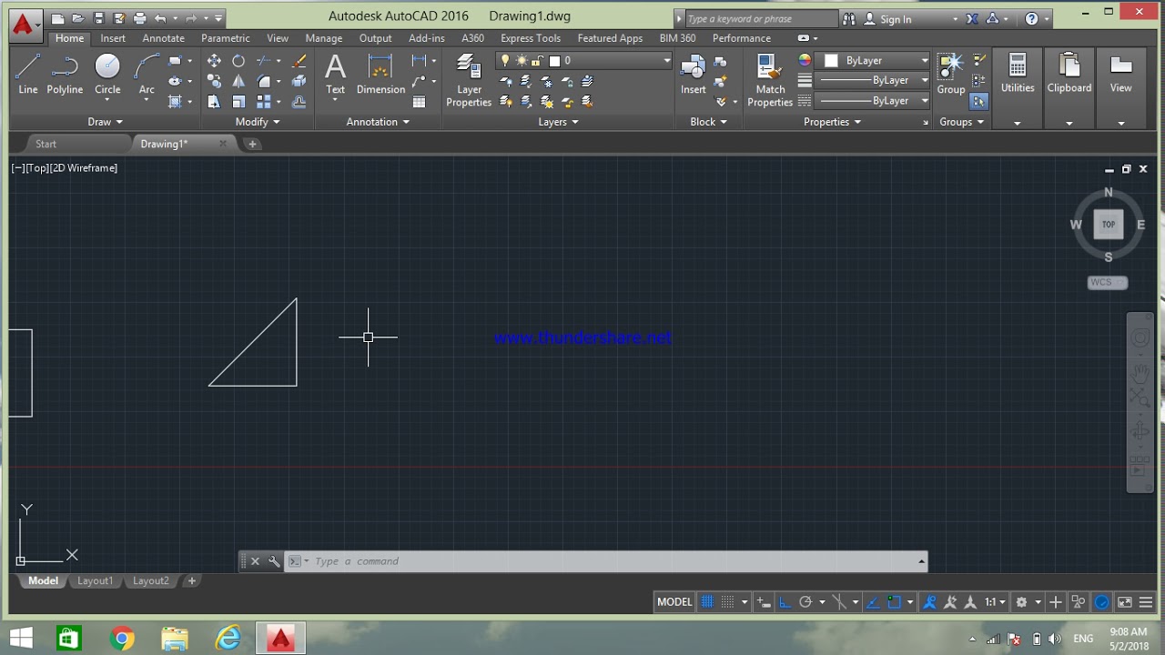 autocad beginning class 02 - YouTube