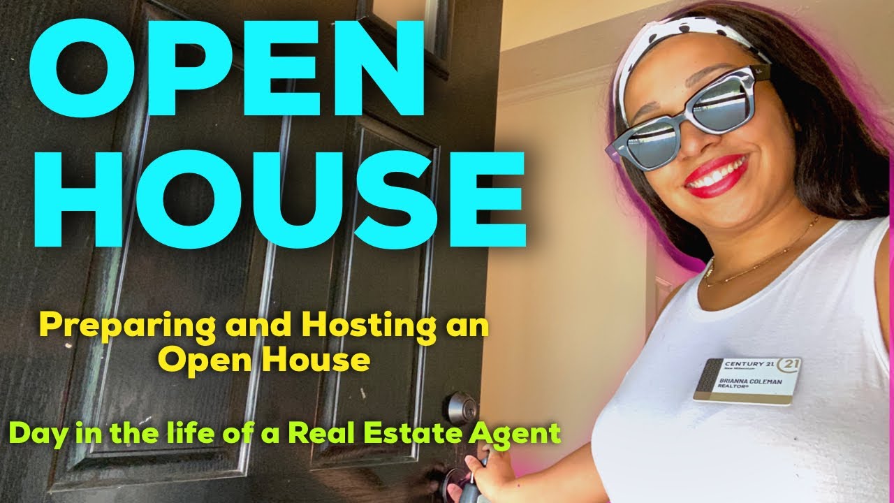 Hosting an OPEN HOUSE 🏡 | Real Estate Agent Day in the Life | DITL ...