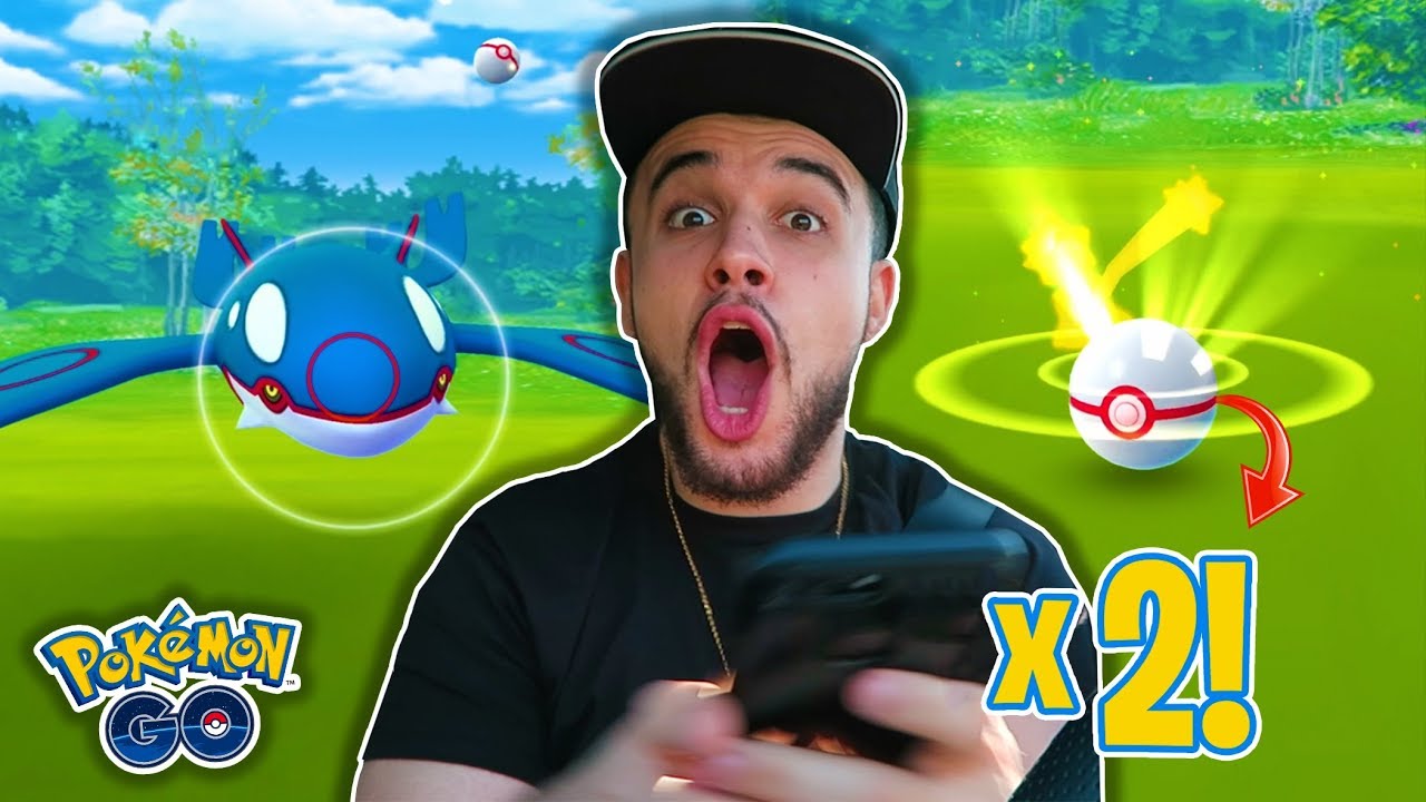 *INSANE* BACK TO BACK CRITICAL CATCHES ON KYOGRE IN POKEMON GO ...