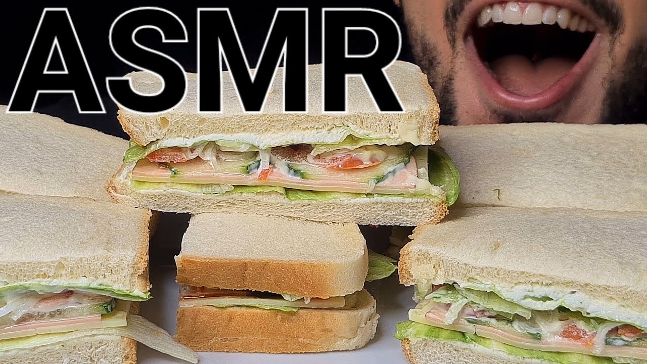 ASMR SANDWICH (EATING SOUNDS) NO TALKING MUKBANG - YouTube