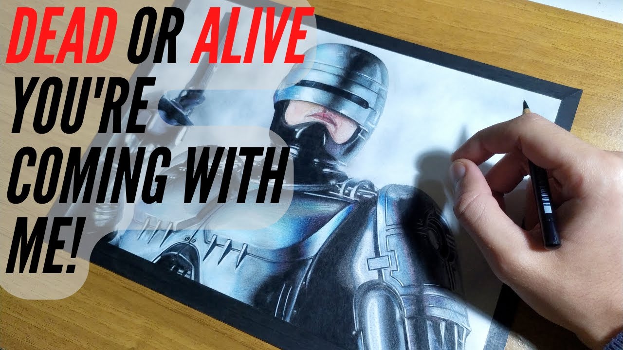Drawing ROBOCOP 1987 | Speed Drawing / Time Lapse Video - YouTube
