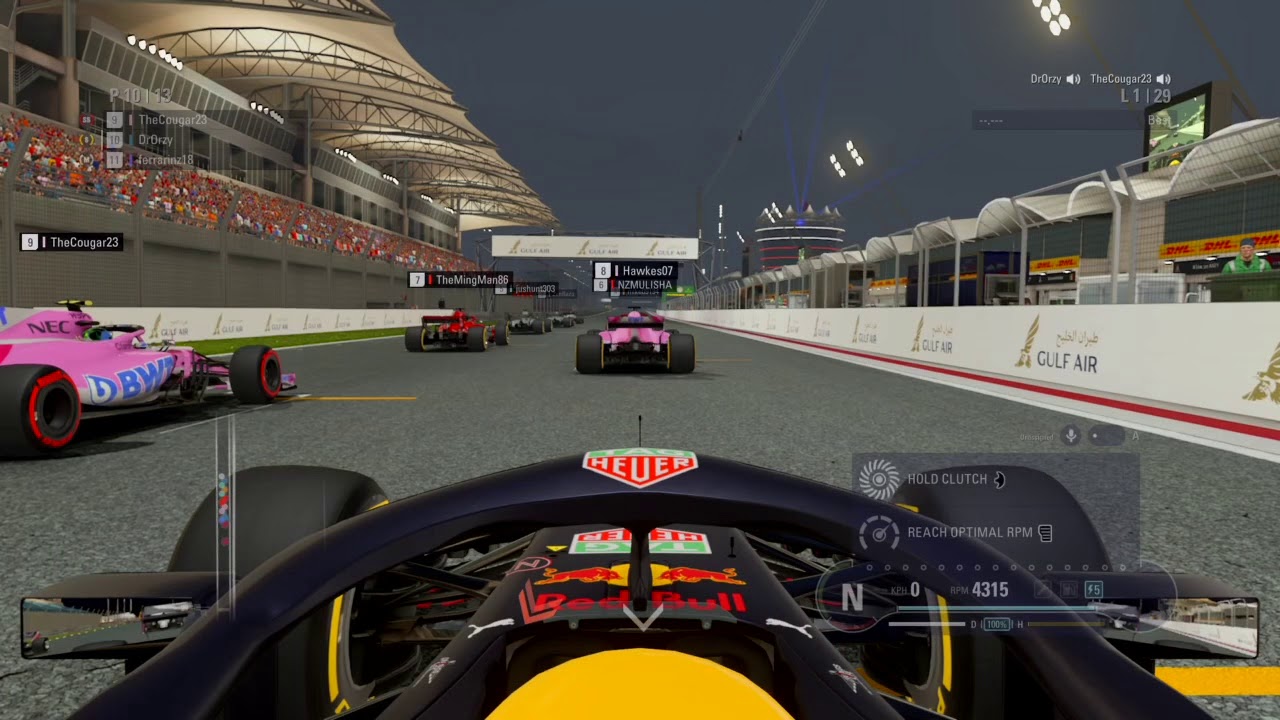 FNL Season 1 Bahrain Race Start - YouTube