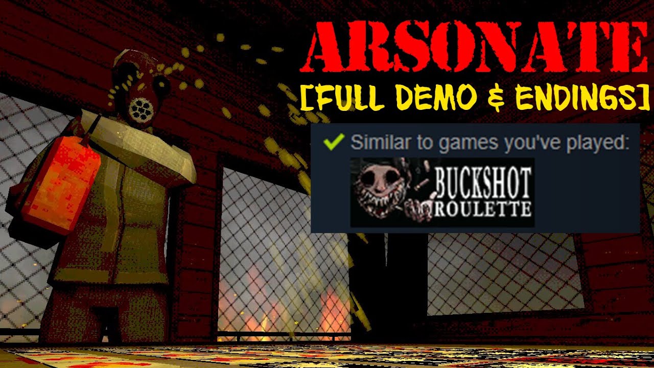 Arsonate (Demo) - A buckshot roulette-inspired game where you play with fire and cards in a ...