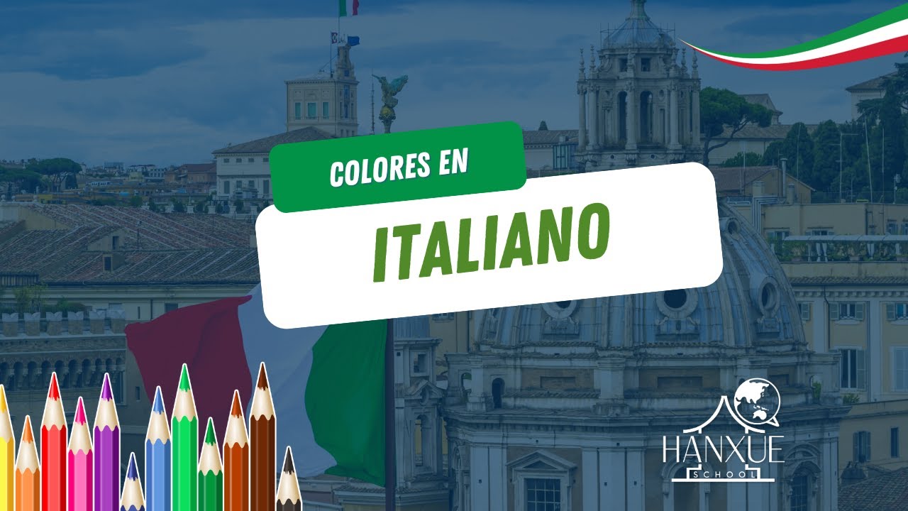 Colores en italiano - YouTube