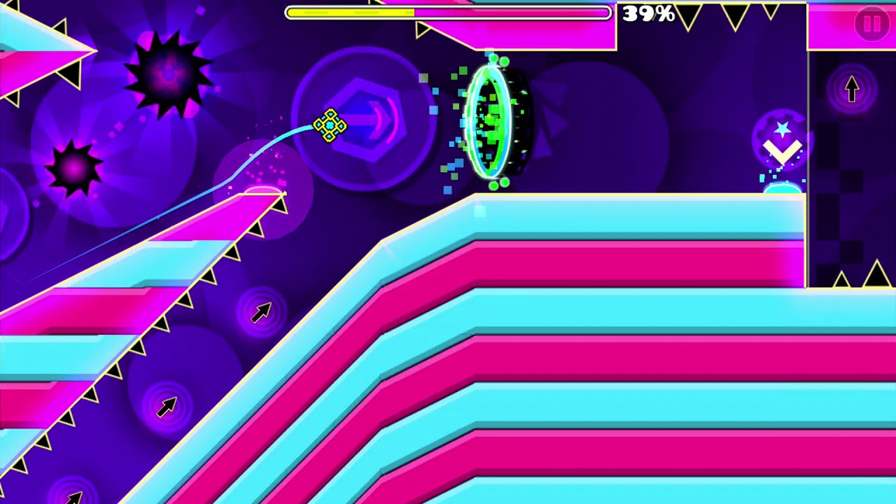 Geometry dash: Hot Elements - YouTube