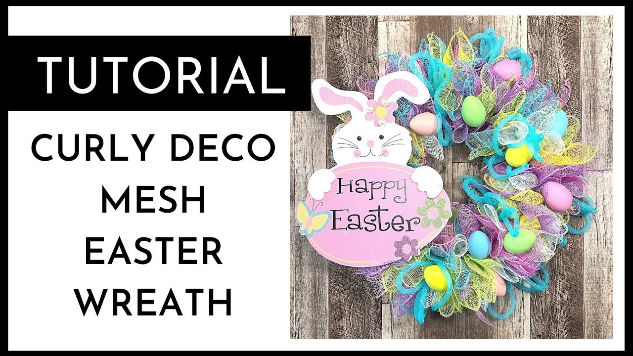 Diy Easter Decorations Mesh 30+ Easy DIY Easter Wreaths That Are The
