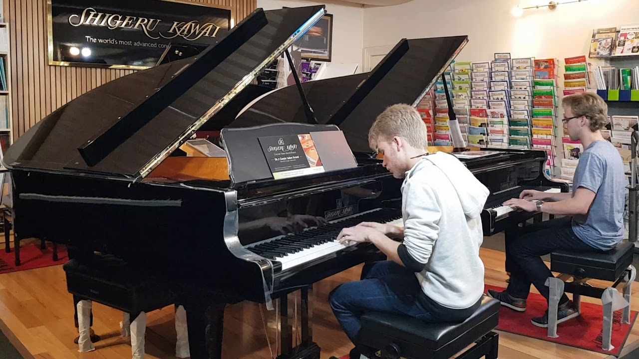 Lachlan & Timothy enjoying playing all our grands after buying their ...