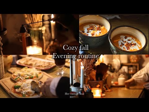 A cozy fall afternoon and evening routine to wind down🕯️🍂Kitchen tidy up, fall meals, autumn vlog