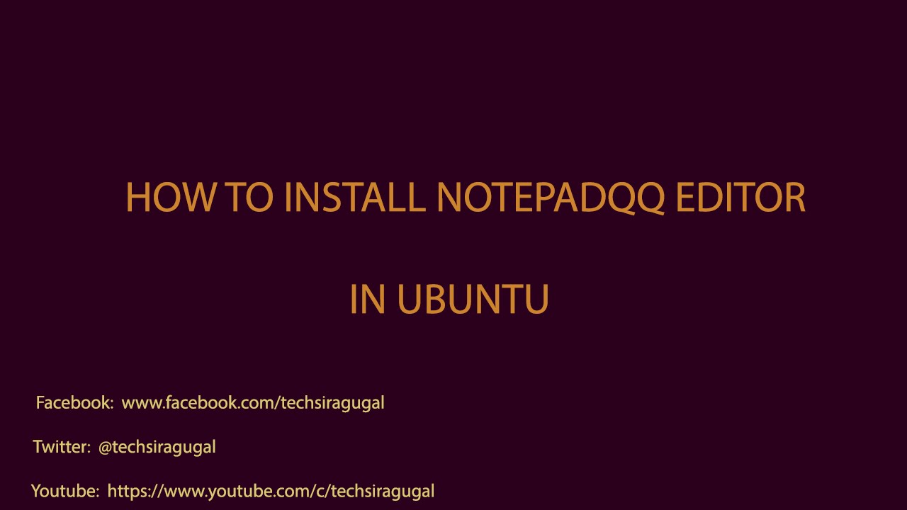 How to install notepadqq in ubuntu - YouTube