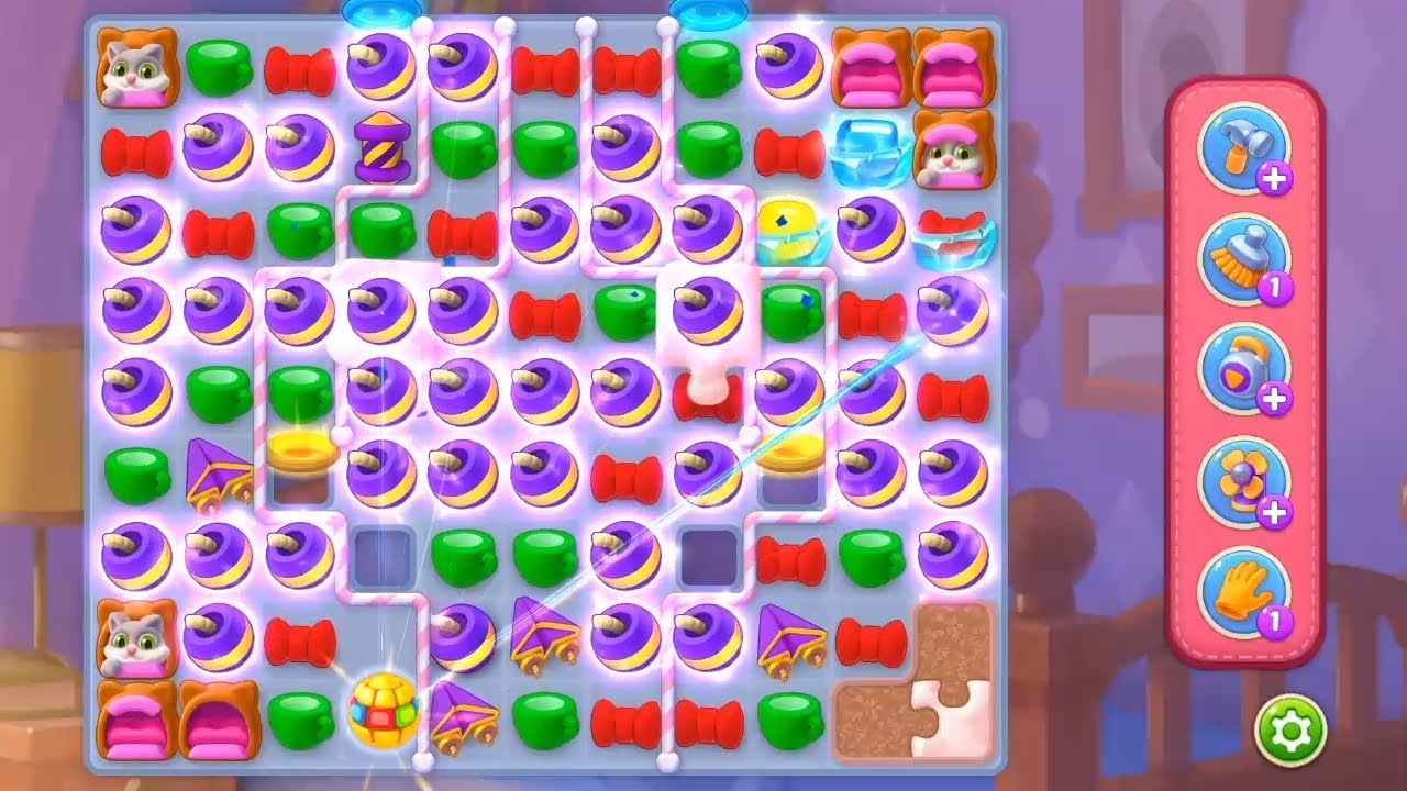 homescapes level 8474 | homescapes super hard level - YouTube