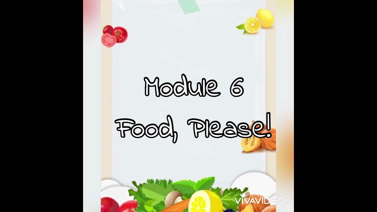 SPEAKING TASK : EXAMPLE 1 (Eng Y3/Module 6/Food Please/Pg.55) - YouTube