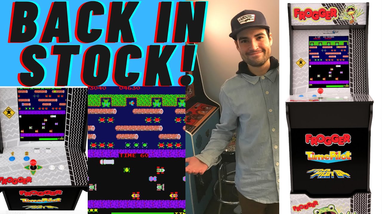 ARCADE1UP FROGGER CABINET BACK IN STOCK 2021 - YouTube