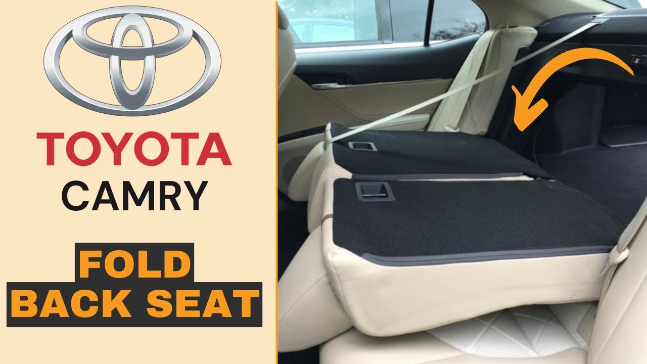 Toyota Camry : Fold Back Seat - YouTube