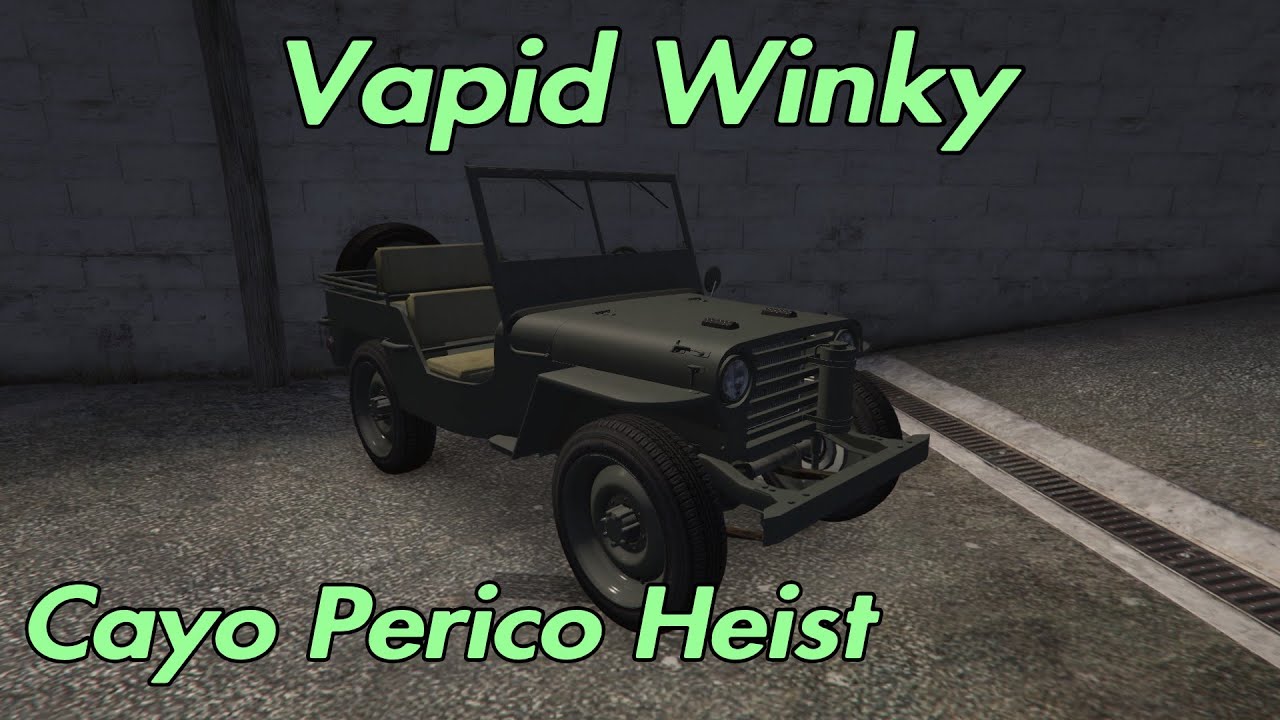 GTA V - Vapid Winky Customisation & Showcase (Cayo Perico Heist) - YouTube