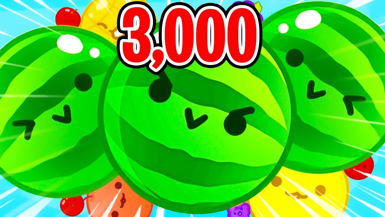 I FINALLY Got 3,000 Points in Watermelon Game - YouTube