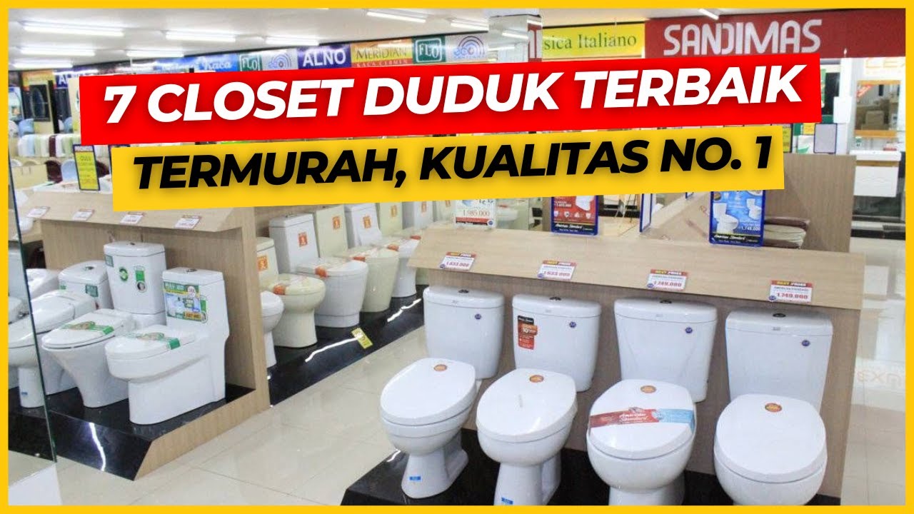 REKOMENDASI CLOSET DUDUK TERBAIK 2023 HARGA MURAH BERKUALITAS - YouTube
