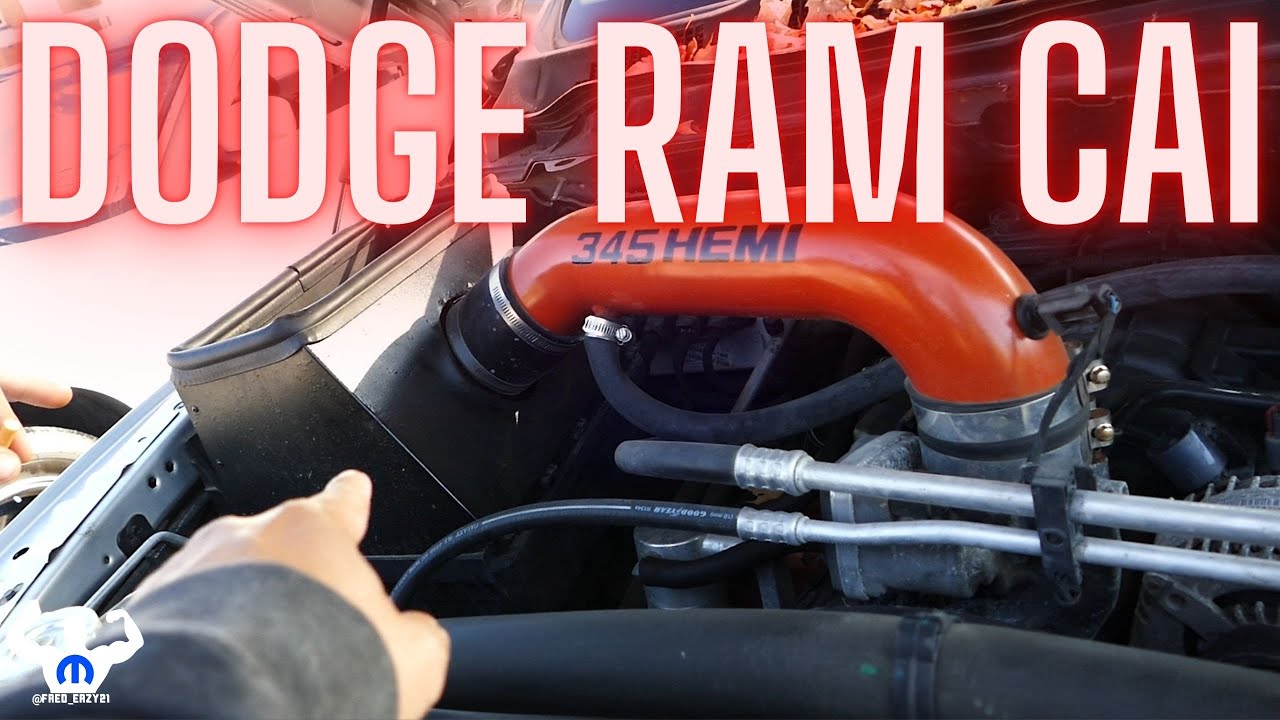 dodge ram cold air intake - YouTube