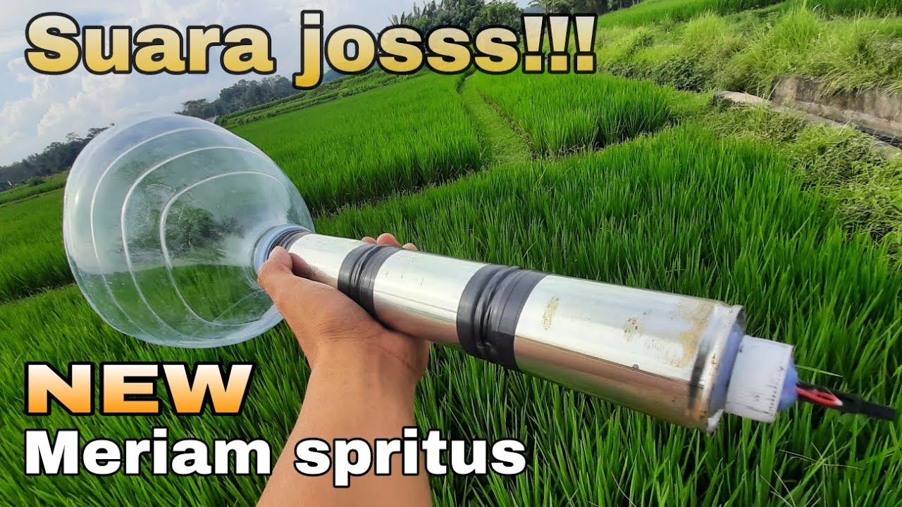 Cara membuat meriam spirtus dari kaleng dan gallon suara gede - YouTube