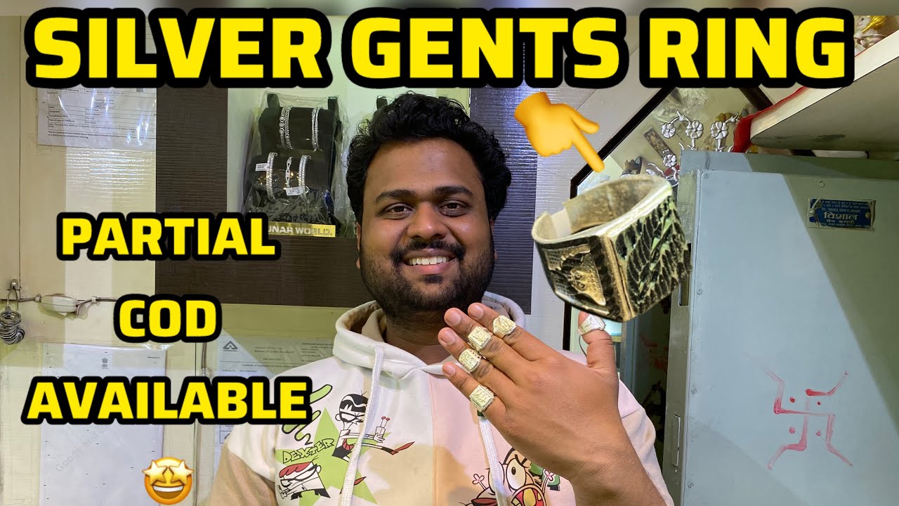 Silver Gents Ring Design|Latest Designs of Silver Gents Rings|Pure ...