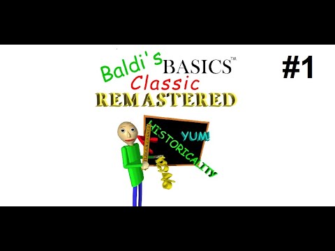 Baldi Basic Classic Mój pierwszy raz w tej grze #1 - YouTube
