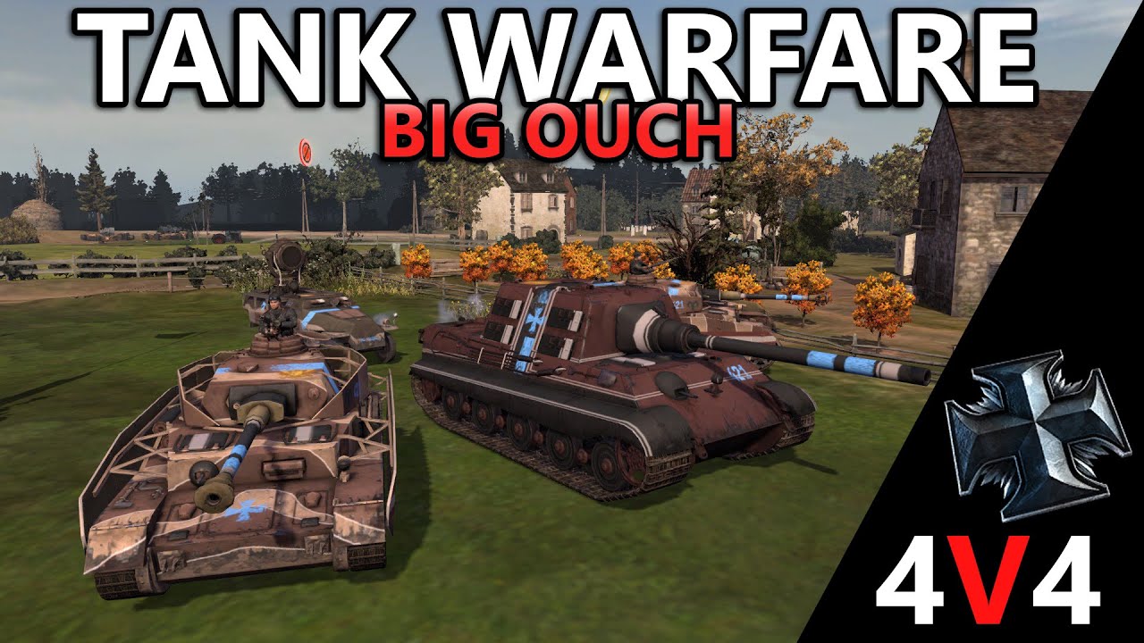 COH2 : [4v4] Tank Warfare - YouTube