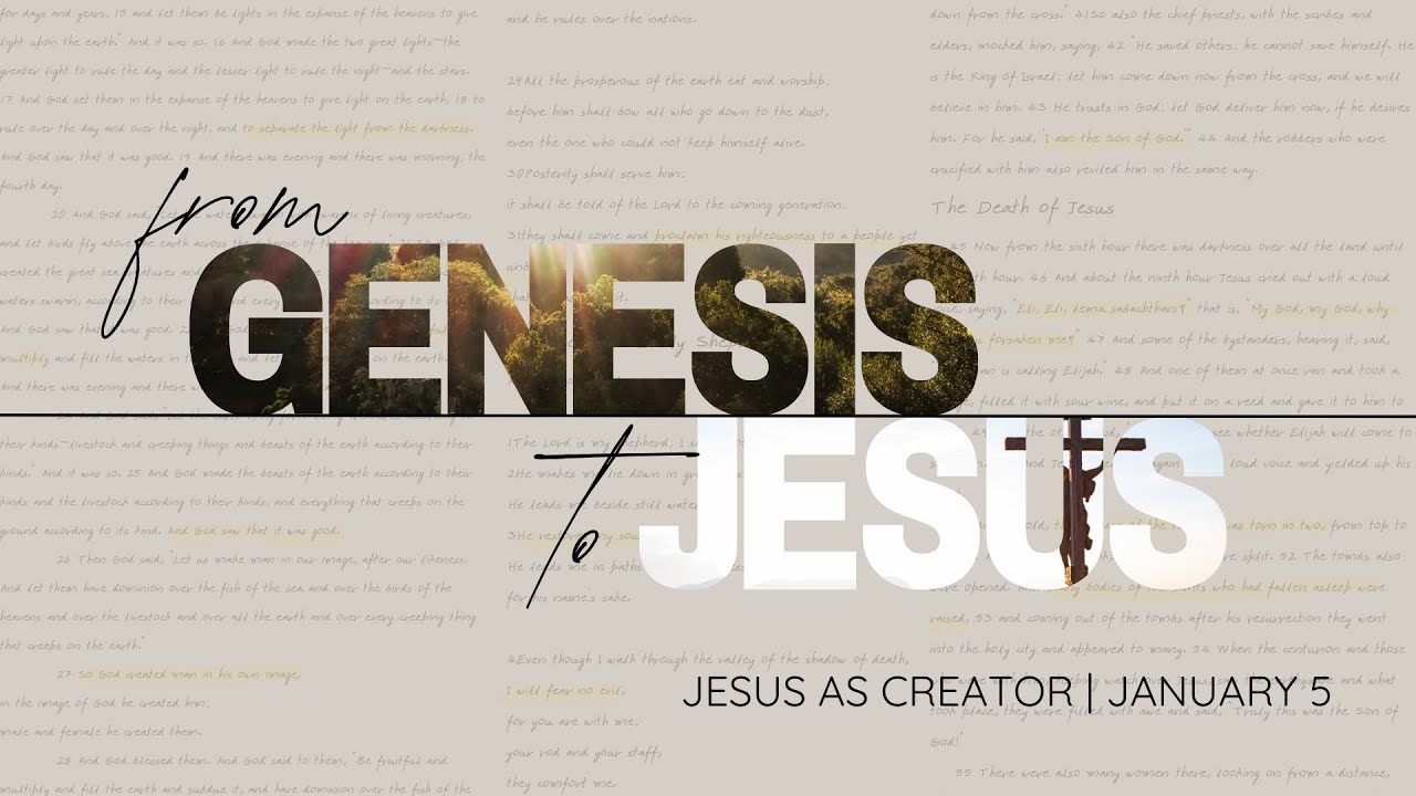 Genesis to Jesus | Creation And The Word - YouTube