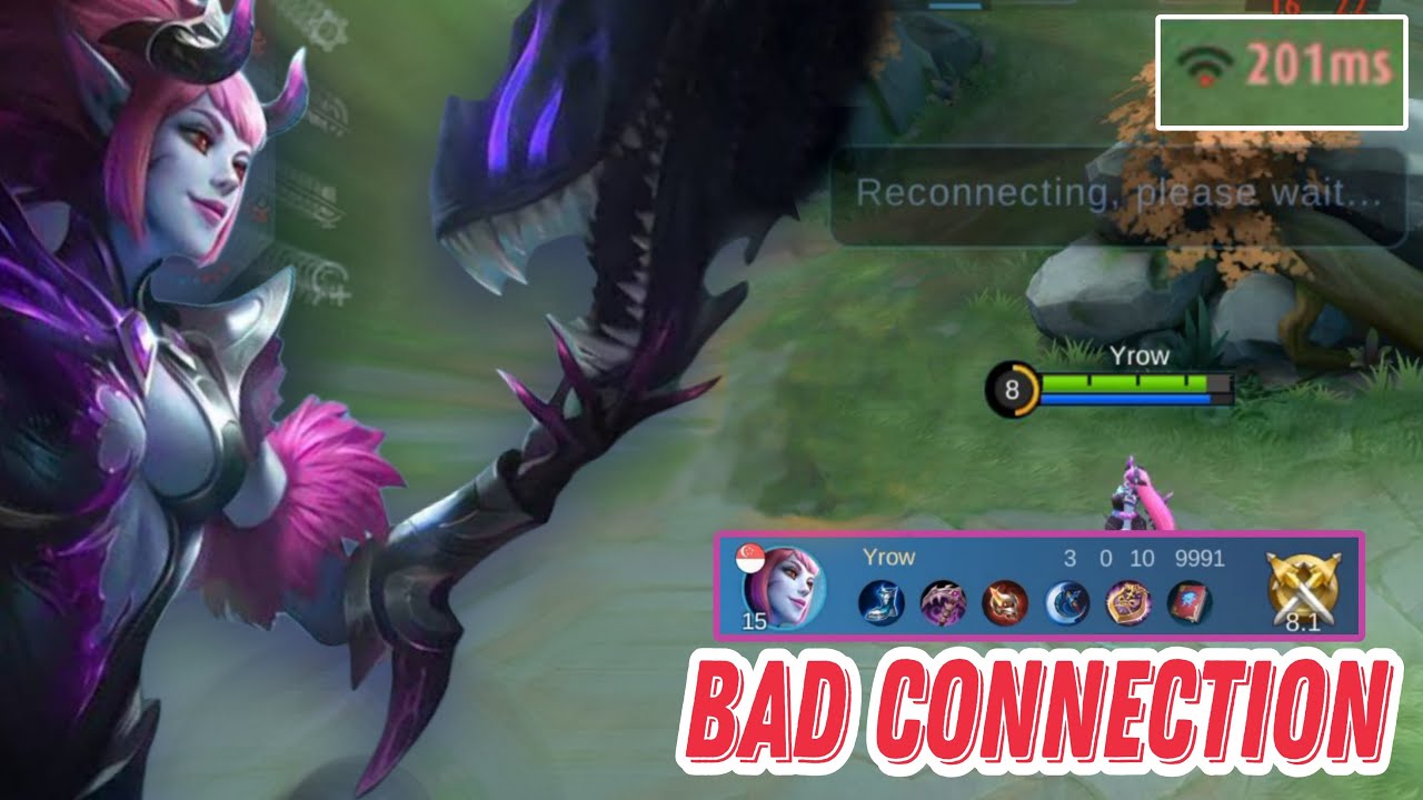 GAMEPLAY SELENA WITH BAD CONNECTION | Gameplay Hero Selena | Mobile ...