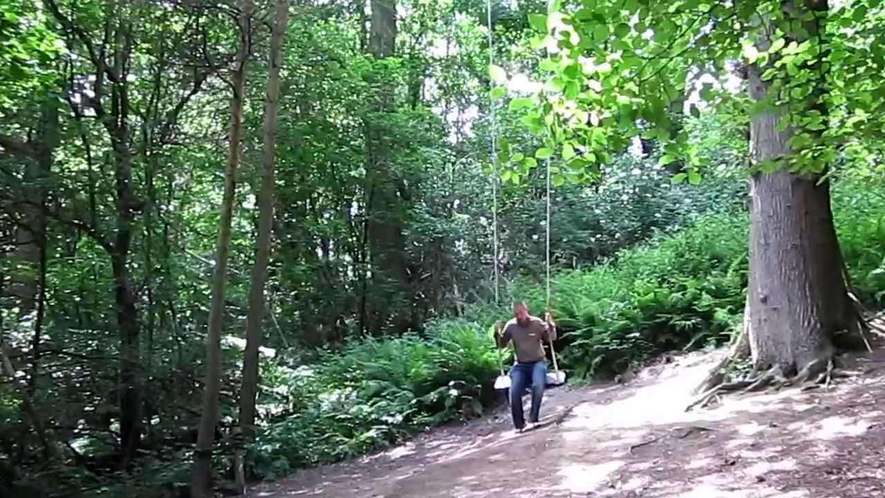 Giant swings, Groombridge Place Enchanted Gardens - YouTube